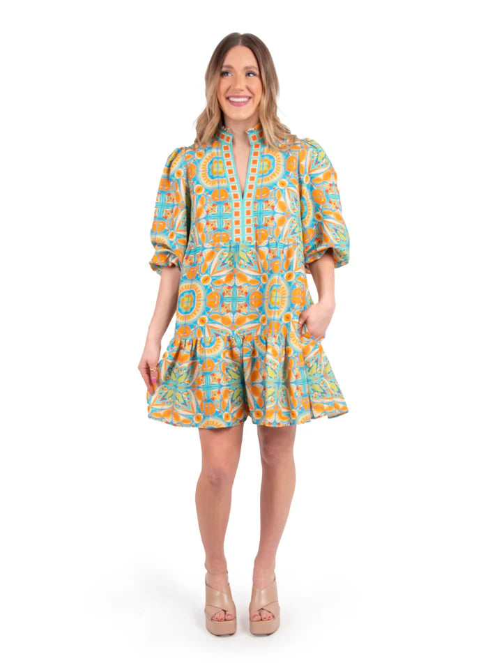 Emily McCarthy Frankie Dress - Poolside – Harper Collective