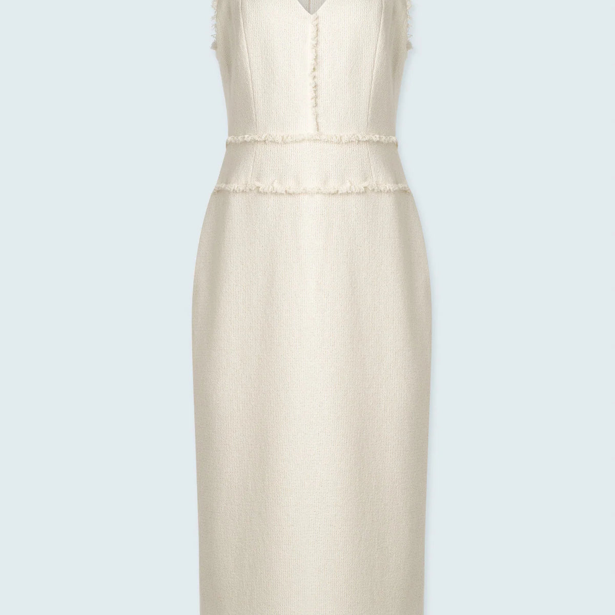 Iris Setlakwe Sleeveless Dress with Raw Edge - Natural – Harper Collective